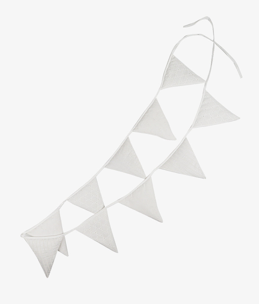Baby Nursery Bunting - Classic White Theme | Shop online | Elegant ...
