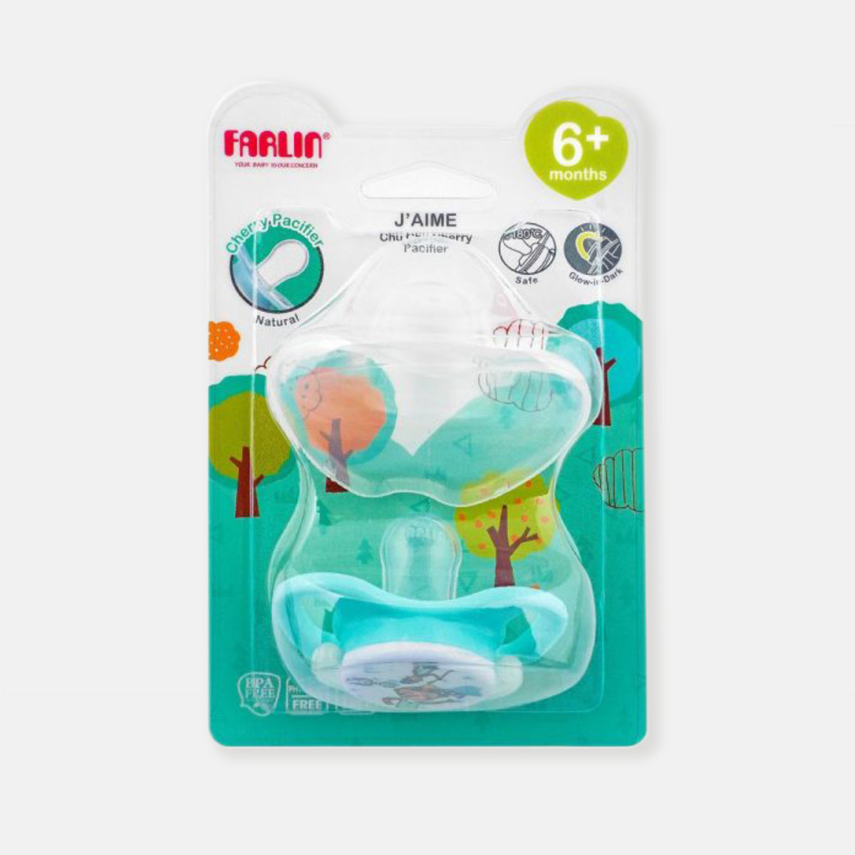 Cherry Pacifier - Farlin - Mint Green | Shop online | Elegant Smockers ...