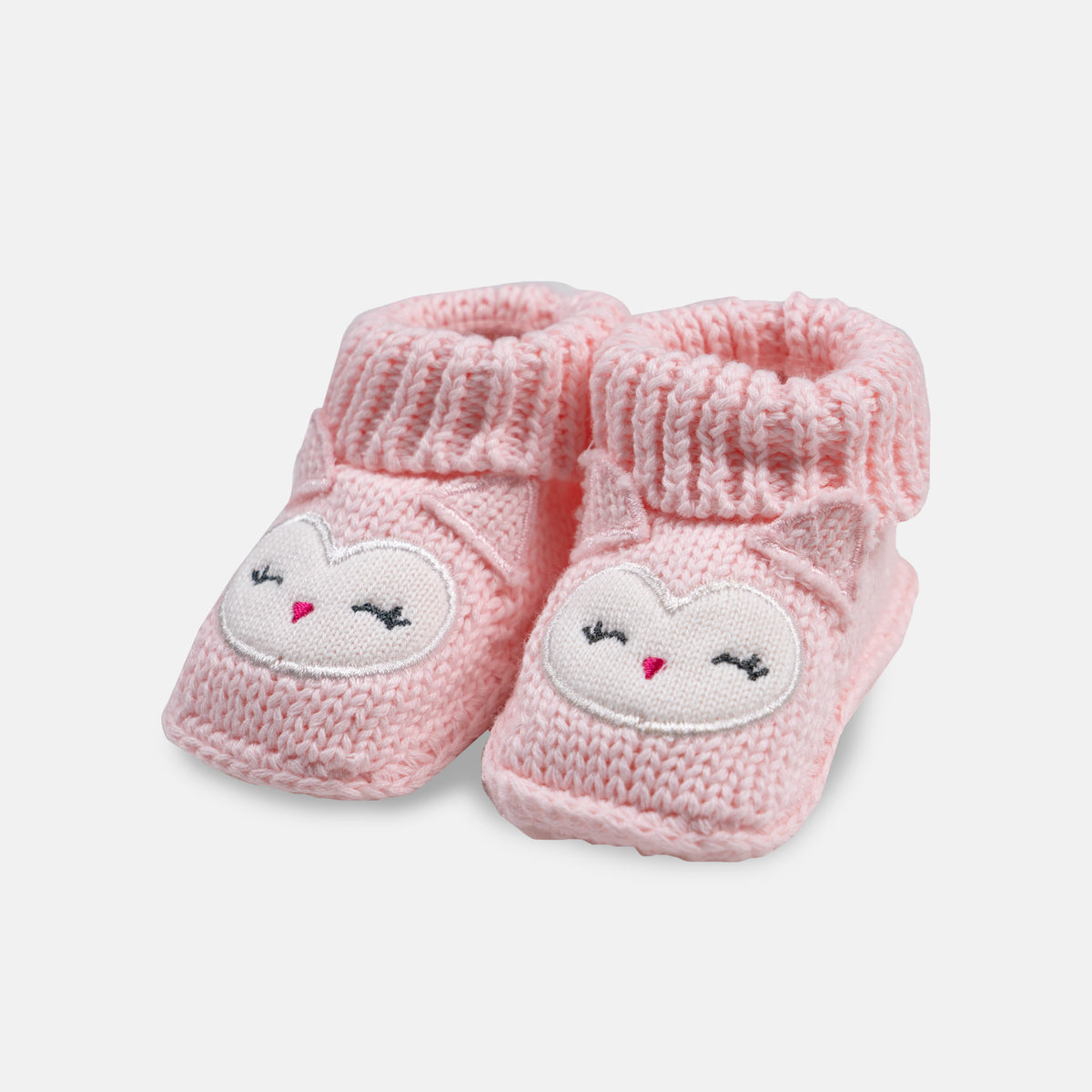 Cute Baby Booties - Pink Heart | Shop online | Elegant Smockers LK ...