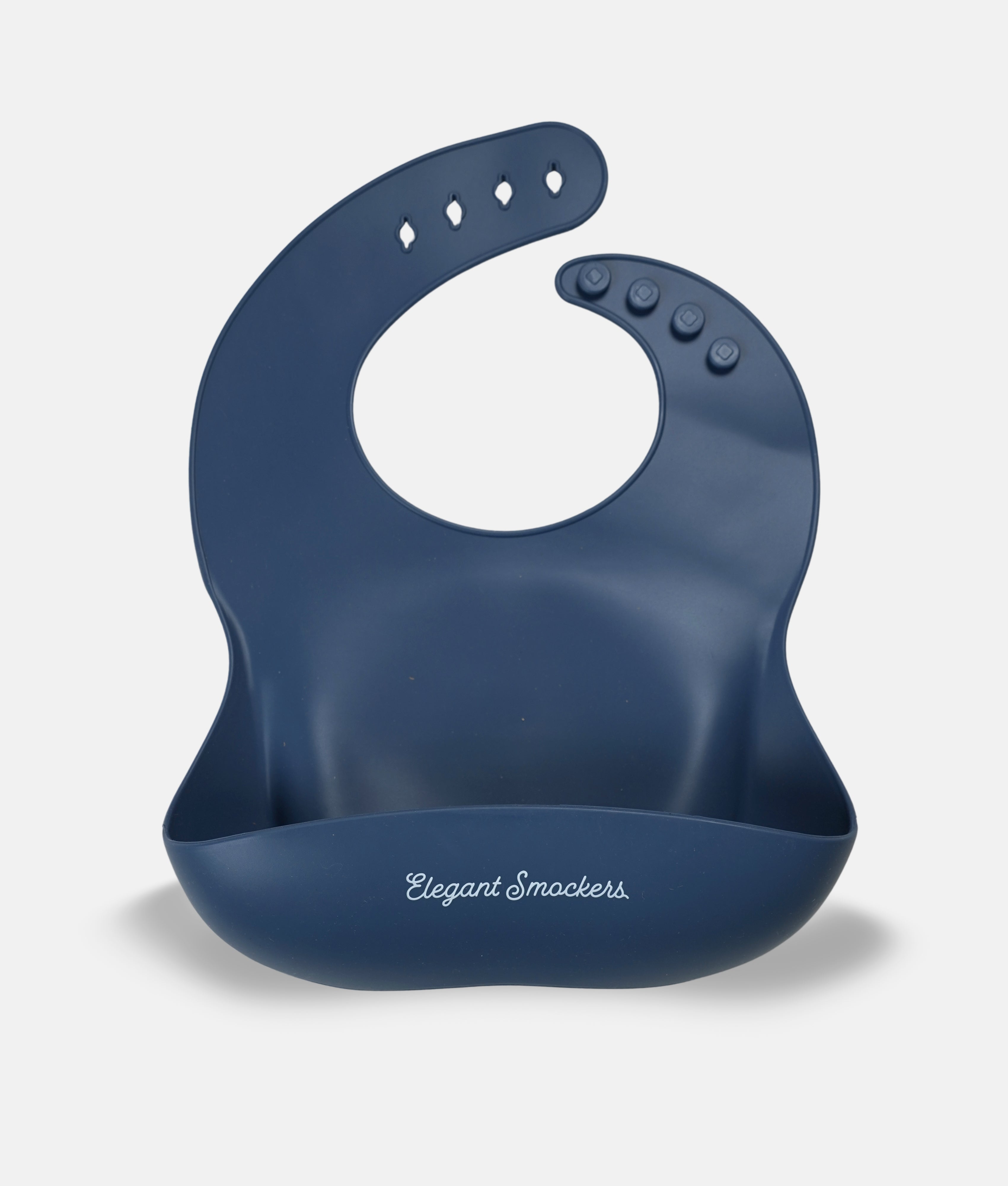 ES Silicone Baby Bucket Bib - Navy Blue | Shop online | Elegant ...