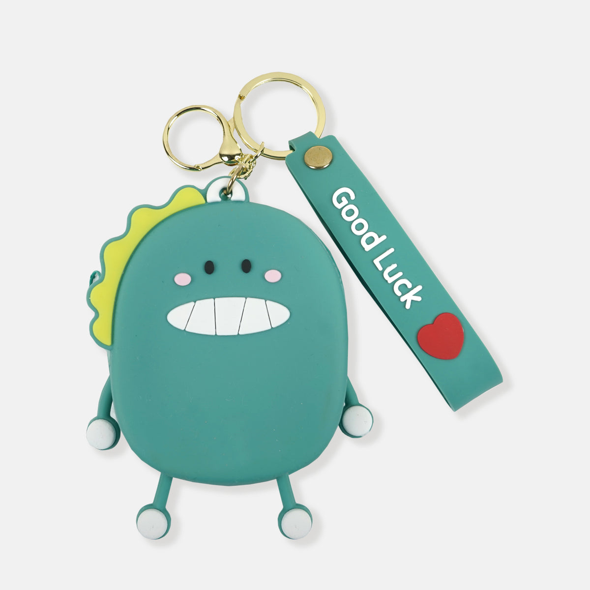 Key Tag With Mini pouch - Smiley Dino | Shop online | Elegant Smockers ...