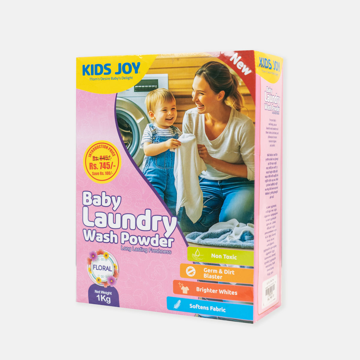 Kids Joy Baby Laundry Wash Powder Floral - 1kg | Shop online | Elegant ...
