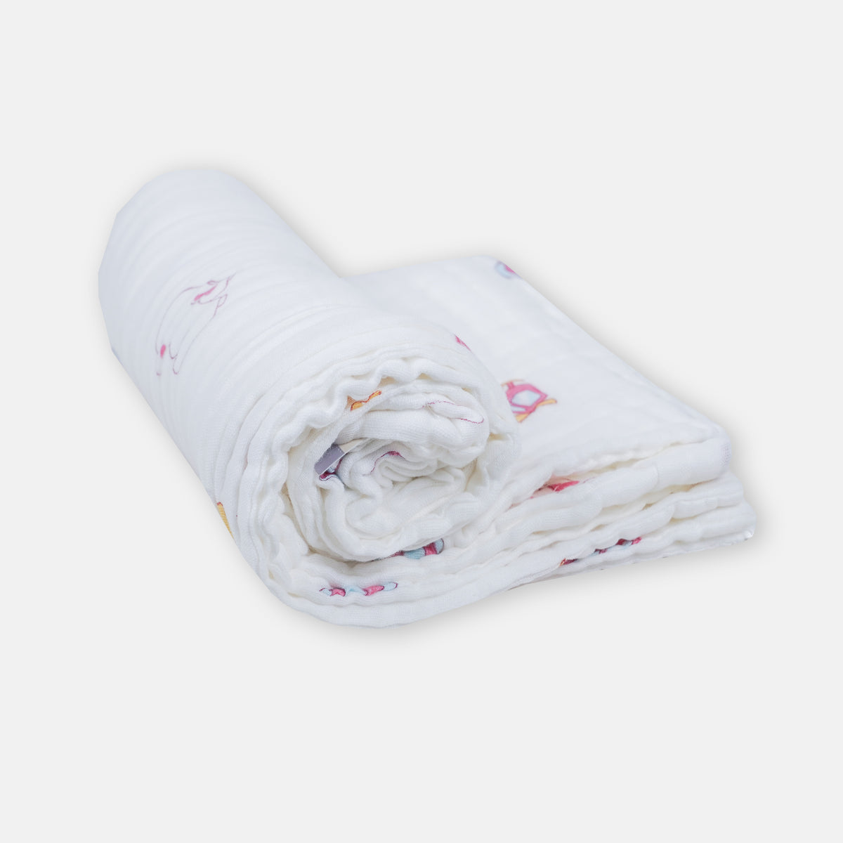 Muslin Cotton 6 Layered Blanket - Sky Bunny | Shop online | Elegant ...
