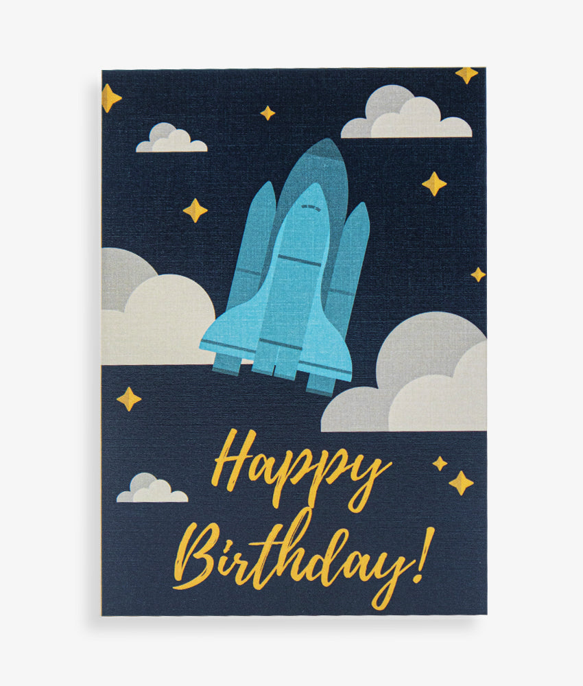 Greeting Card - Happy Birthday - Rocket | Shop online | Elegant ...